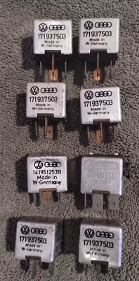 Eight OEM MULTIFUNCTION RELAYS AUDI / VOLKSWAGEN | eBay