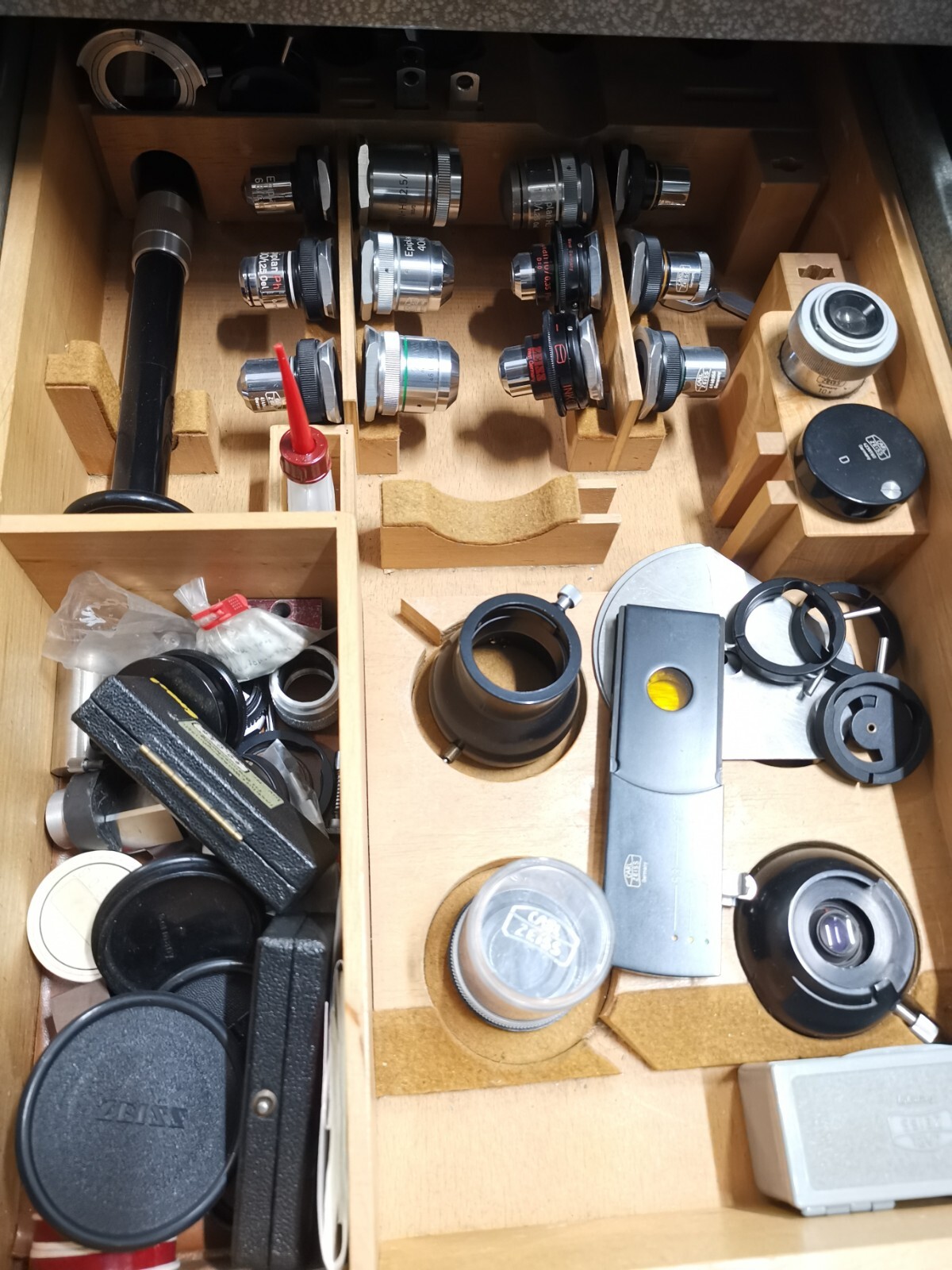 Zeiss Ultraphot 2 Mikroskop mit viel Zubehör (ähnlich Zeiss Universal ...