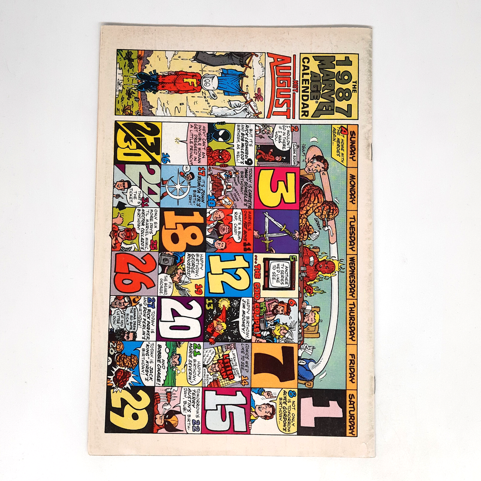 Marvel Age G.I. Joe Cover Issue #56 MCU Comic Book VFine Vintage 1987 ...