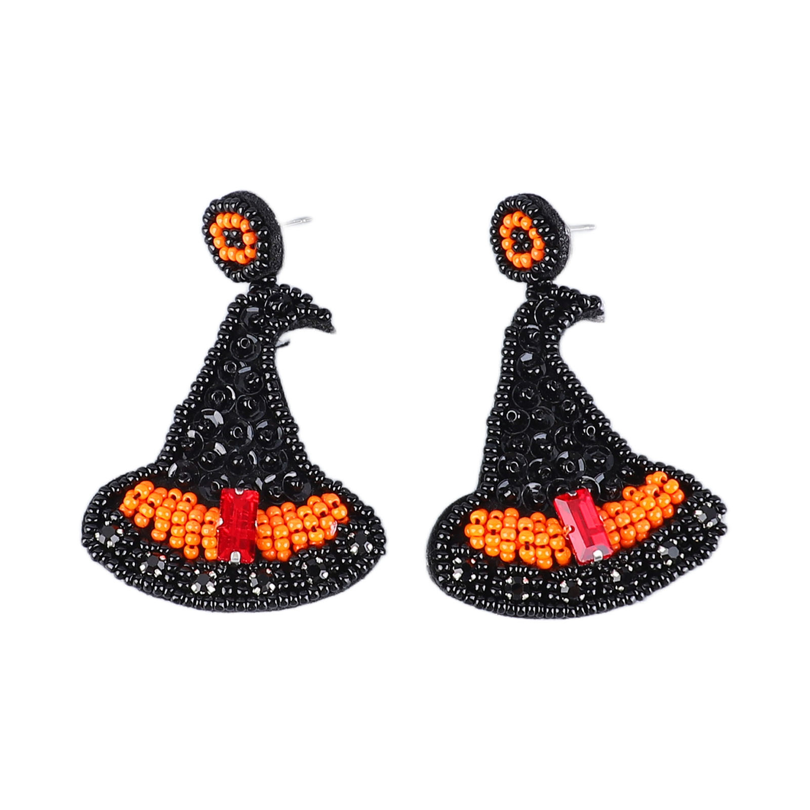Beaded Earrings Hat Female For Creative Ethnic Style Exaggerated Witch ...