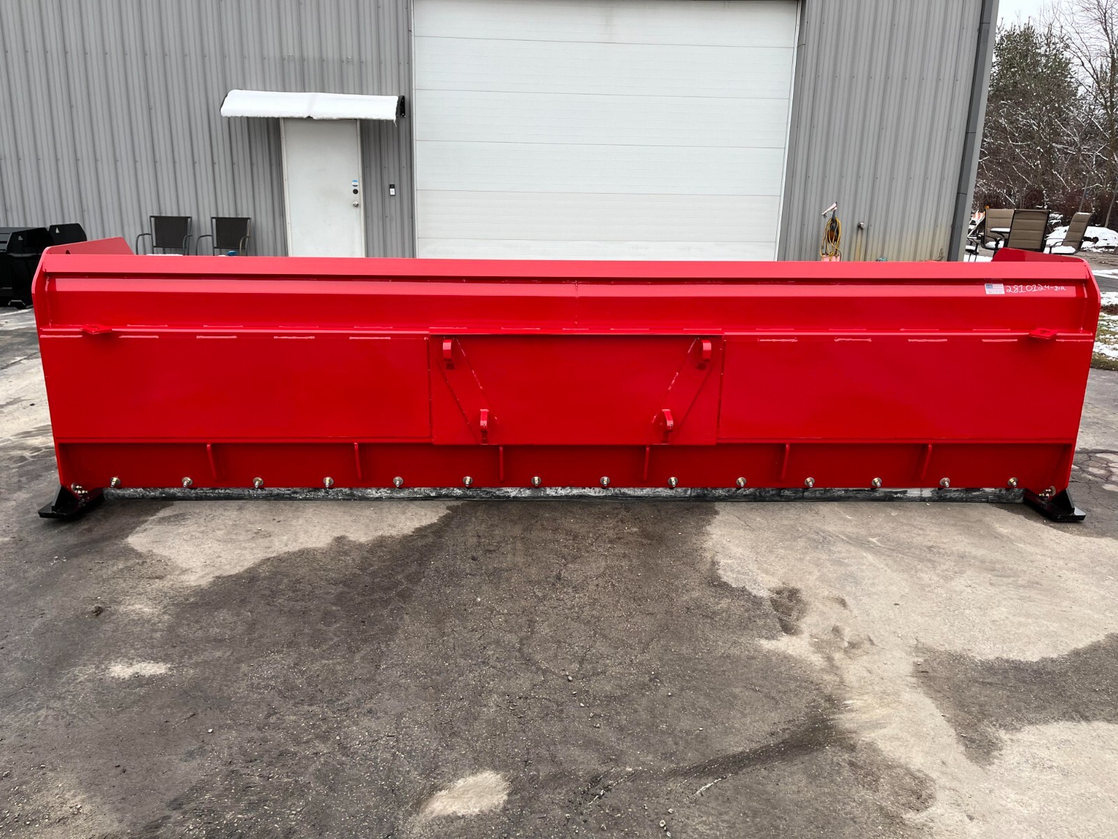 14' x 42" Global Euro Tractor Snow Pusher Box Plow HD Loader Quick ...