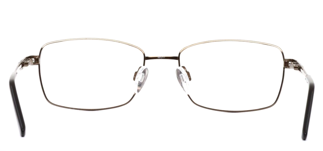 CHARMANT CH12163 BR Brown Womens Rectangle Full Rim Eyeglasses 53-17 ...