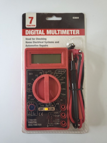 Harbor Freight 7 Function Digital Multimeter for Electronic ...