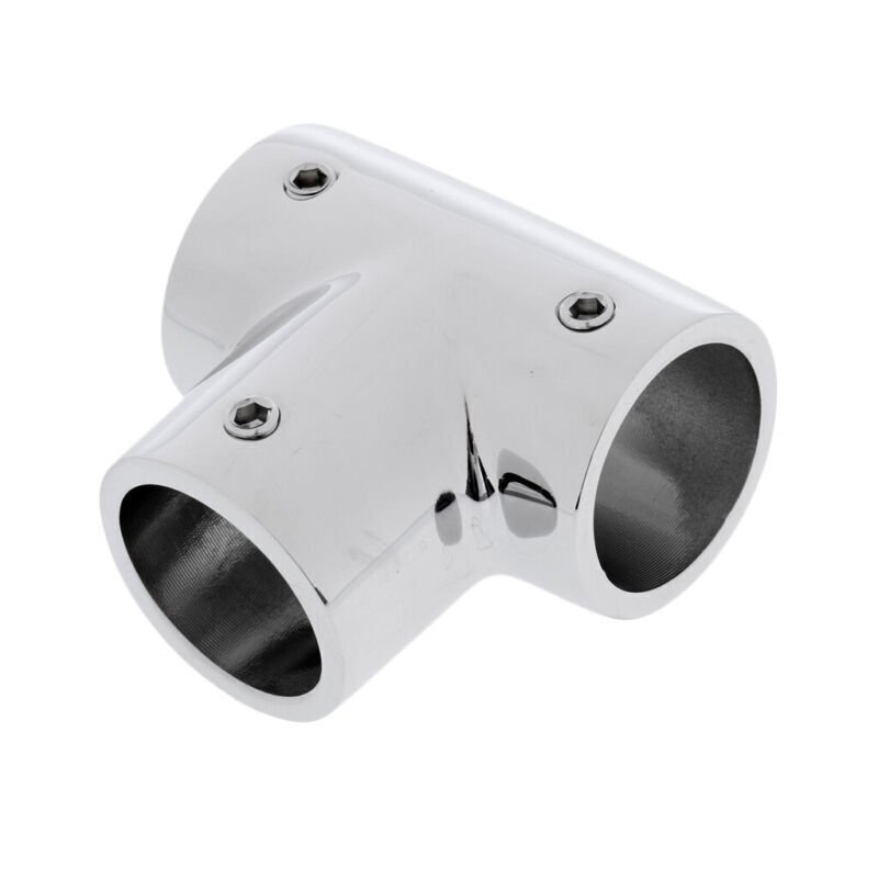 316 Stainless Steel Marine Boat Yacht Hand Rail Fitting 90 ° Tee 25mm ...