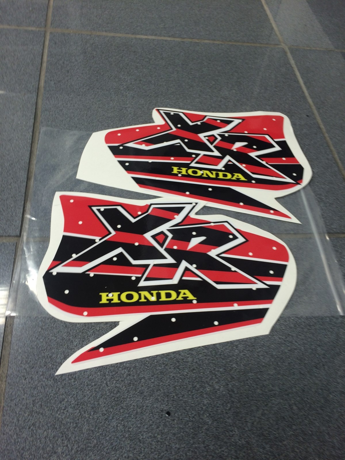 XR 600 400 XR200 XR250 XR400 XR600 FUEL graphics DECALS STICKERS GAS ...