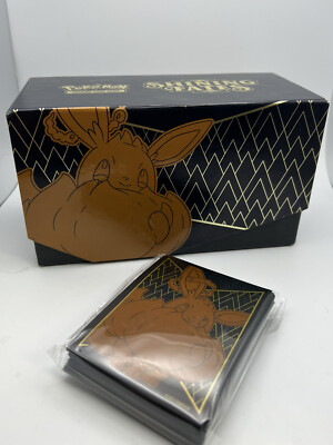 New Pokemon EMPTY Elite Trainer Box Shining Fates + Card Storage ETB | eBay