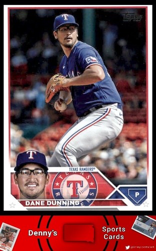 2023 Topps #367 Dane Dunning Texas Rangers Baseball Card | eBay