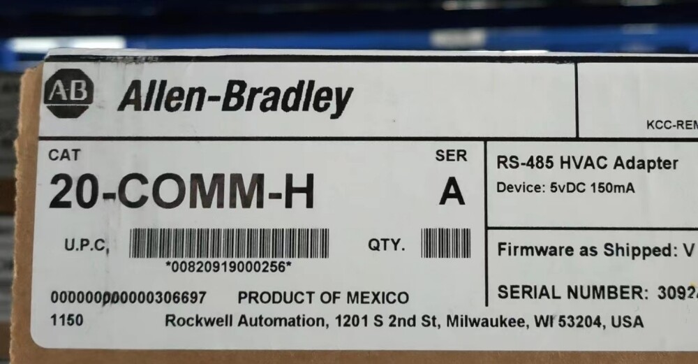 NEW 20-COMM-H AB PowerFlex Inverter EtherNet/IP Communication Adapter ...