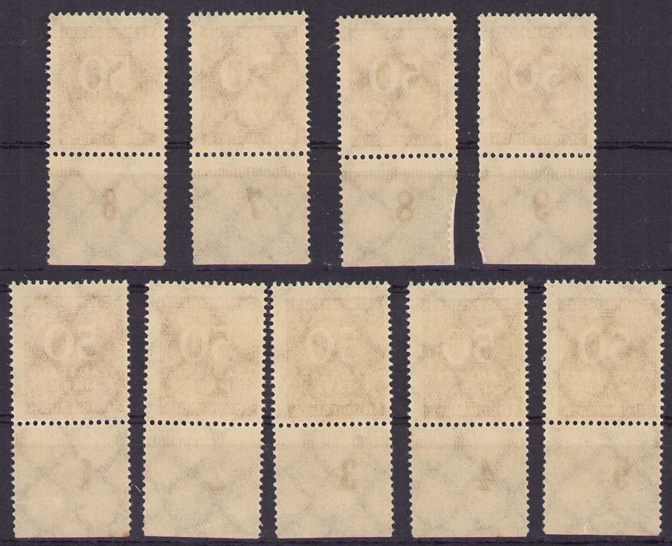 D R Stamp 50000 Mark - Postage Stamp "Digits in Circle" - +A217 | eBay UK