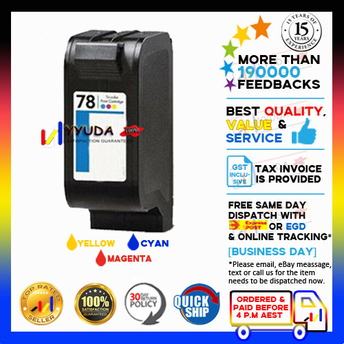 1x NoN-OEM 78 C6578D Color for HP Deskjet 920c 930c 948c 950c 960c ...