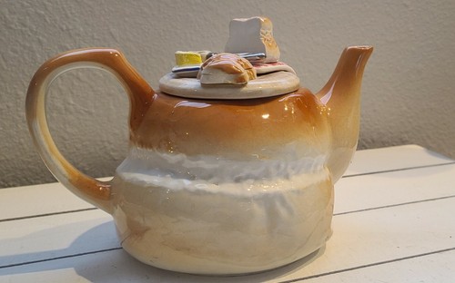Sunshine Ceramics Teapot Cottage Loaf Bread and Butter | eBay