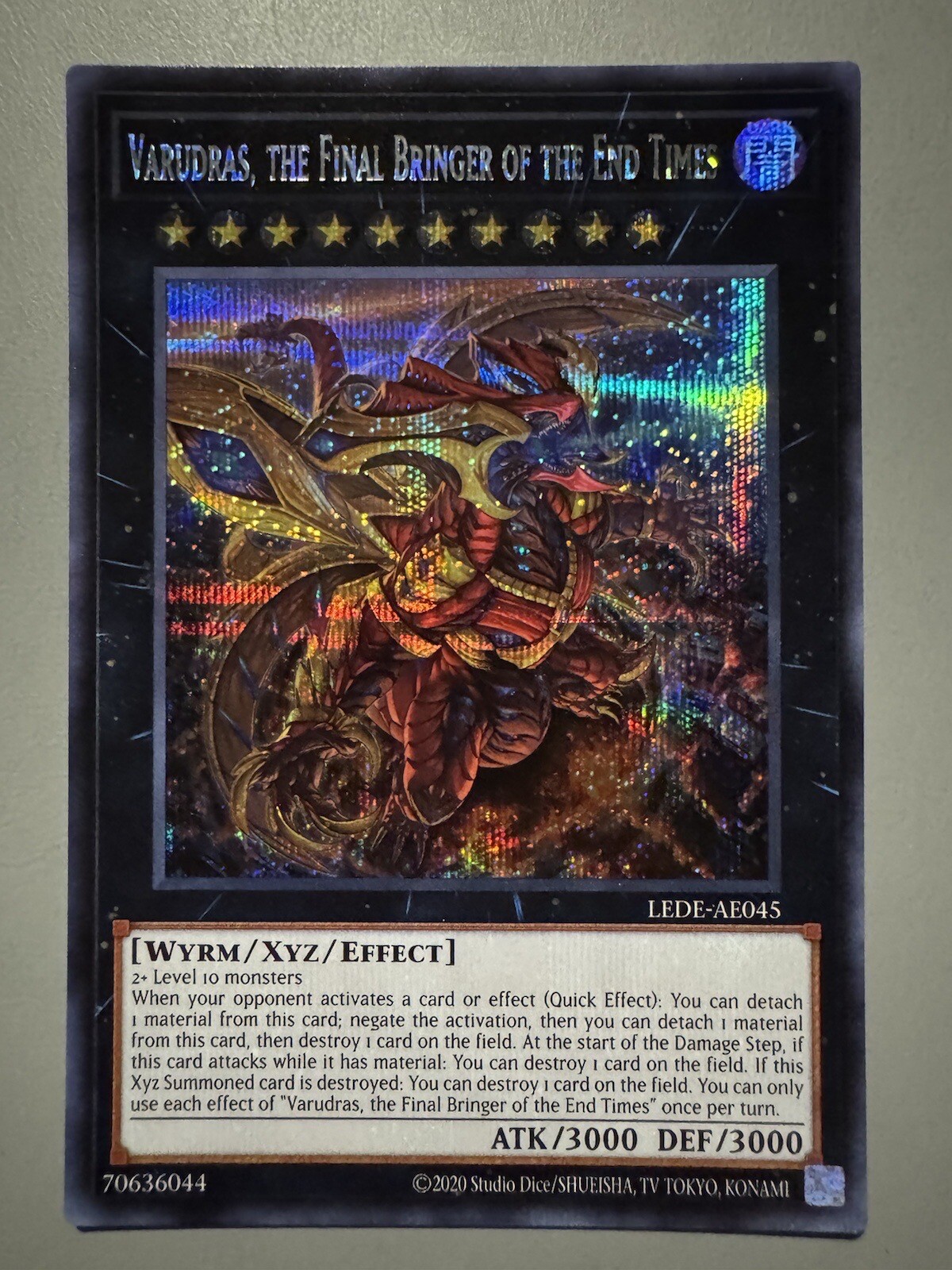 YUGIOH VARUDRAS THE FINAL BRINGER OF THE END TIMES ASIA ENGLISH LEDE ...