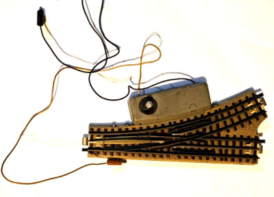 Vintage Marklin HO M scale Left-Hand Powered Switch Track w/Light ...