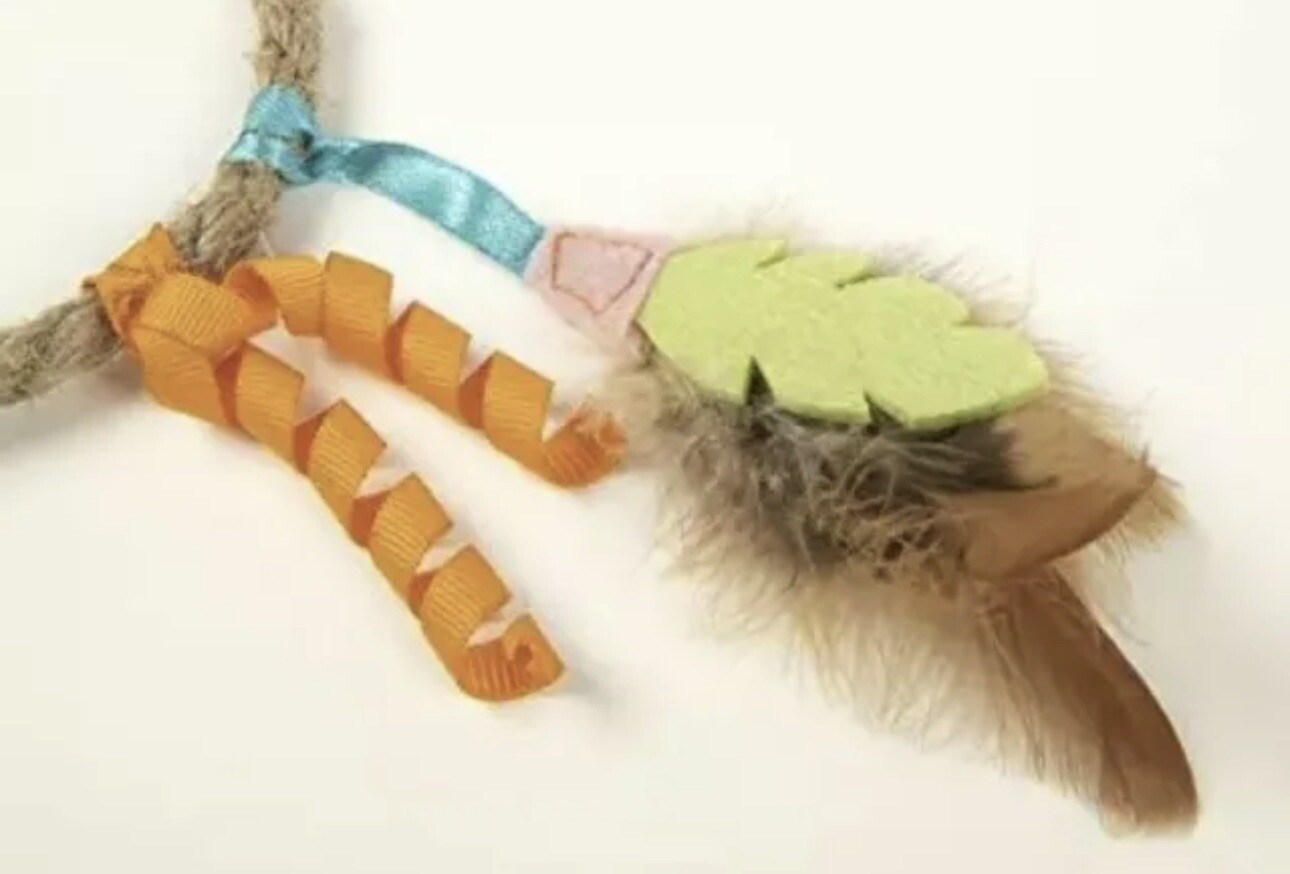 SmartyKat Mouse Mates Dream Dangler Jute and Feather Cat Toy for sale ...
