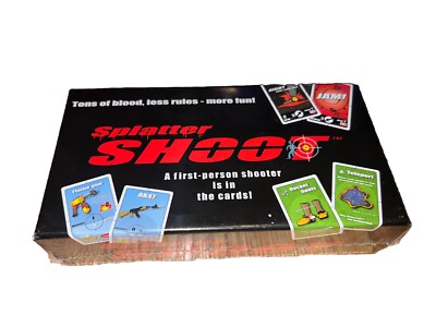 New Splatter Shoot Card Board Game - A First Person Shooter is in the ...