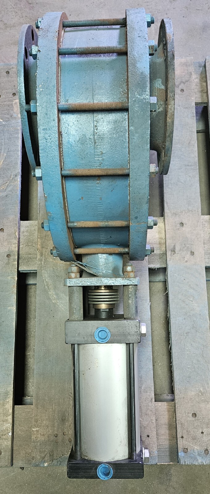 EVERLASTING VALVE CO. 6" FLANGED BULK MATERIAL VALVE #AC20110GHST FIG ...