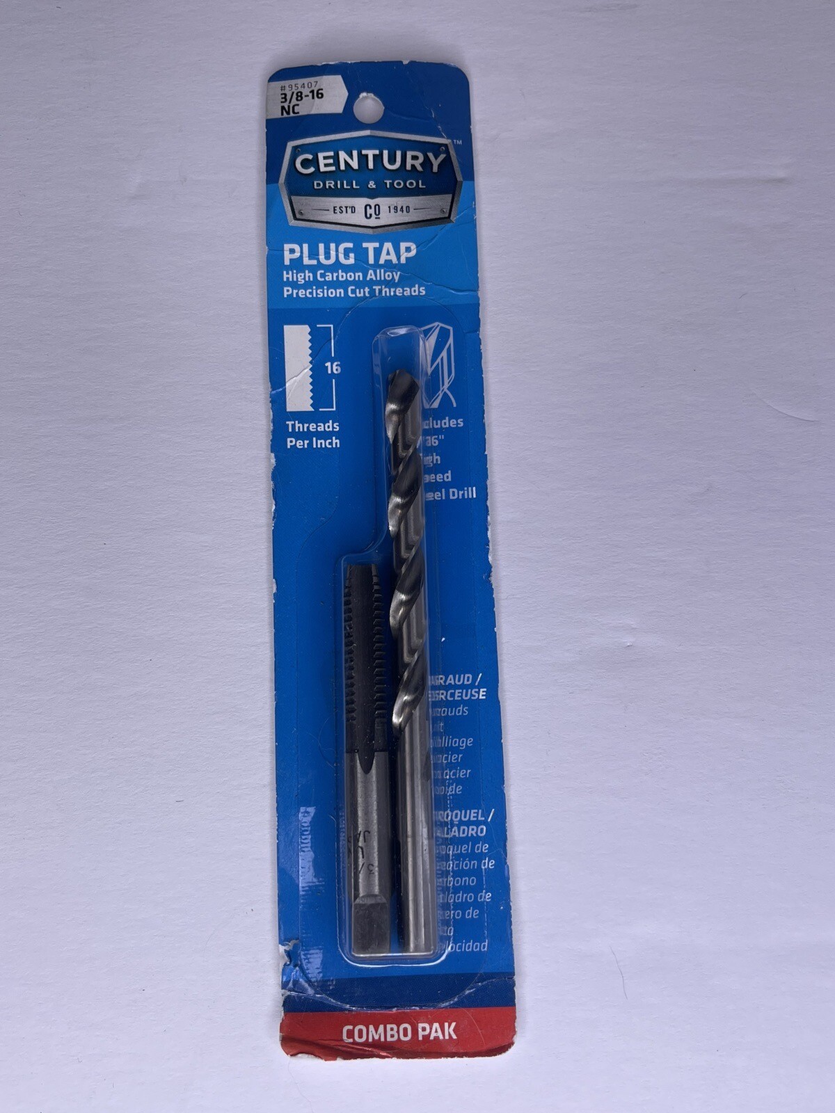 Century Plug Tap 3/8-16 Combo Pack | eBay