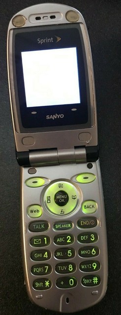 Sanyo SCP VI-2300 - Silver (Sprint) Cellular Phone for sale online | eBay