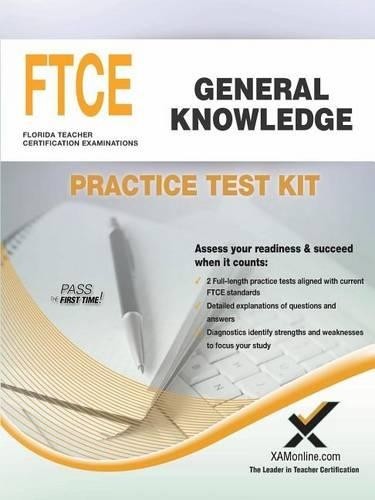 Sharon A Wynne FTCE General Knowledge Practice Test Kit (Paperback) | eBay