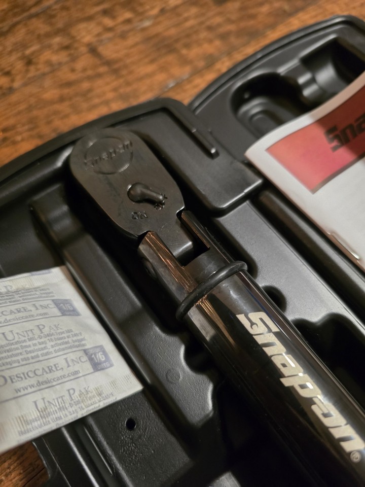 Snap-on 3/8" 5/100 Drive ATECH2F100BV Techangle Flex Torque Wrench | eBay