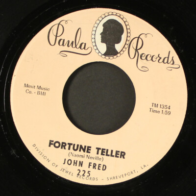 JOHN FRED: fortune teller / making love to you PAULA 7" Single 45 RPM ...