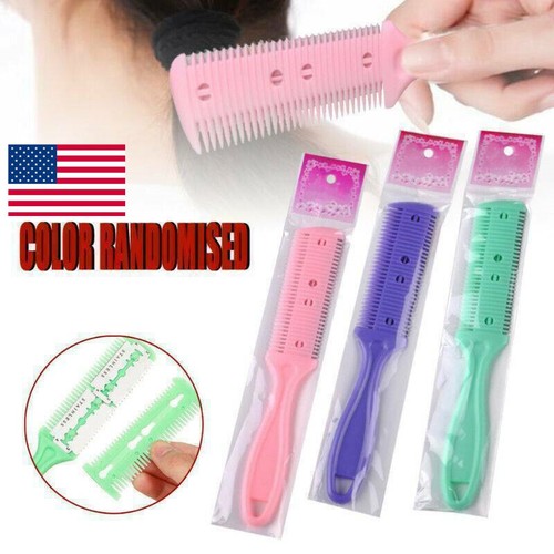 Barber Scissor DIY Hair Cut Styling Razor Comb Hairdressing Thinning ...