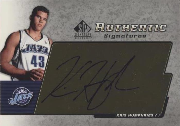 2004-05 SP Signature Edition - Authentic Signatures Kris Humphries #AS ...
