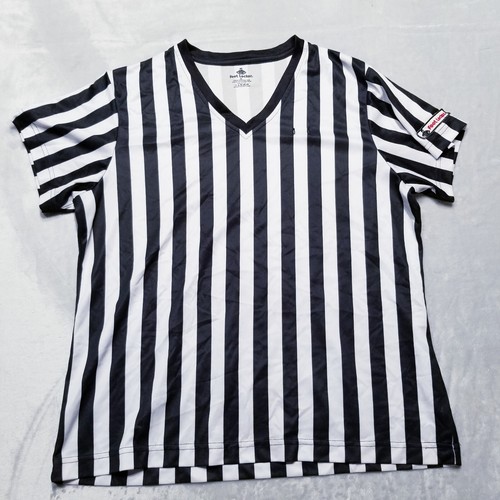 Official Foot Locker Genuine Referee Stripes Uniform Shirt Mens XL V ...