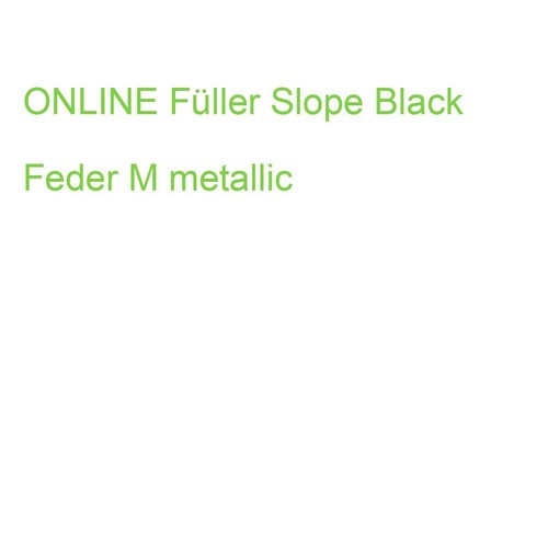 ONLINE Füller Slope Black Feder M metallic (4014421261335) (26133/3D ...