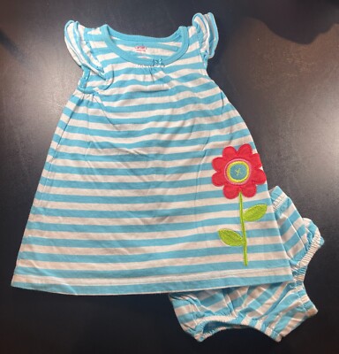 CARTER'S SUMMER DRESS W/ DIAPER COVER BABY GIRL SIZE 6 MOS | eBay