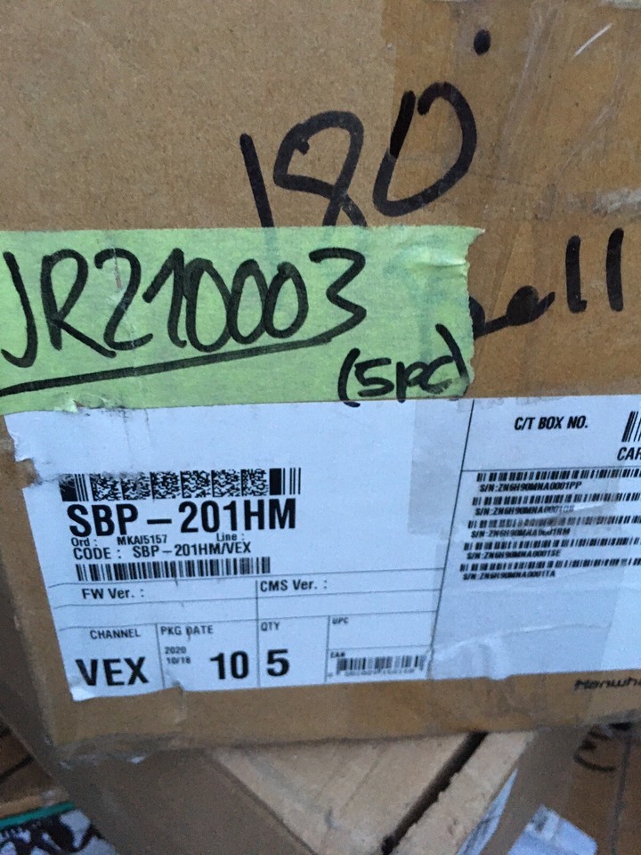 Box of 5 - Hanwha Wisenet open box SBP-201HMW Mount Cap w/4 Screws | eBay