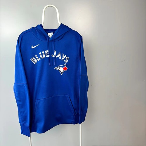 Nike MLB Toronto Blue Jays Wordmark Logo Spell Out Hoodie Blue M BNWT ...