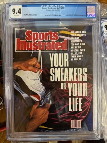 May 14, 1990 Air Jordan Sneakers MJ Starter Sports Illustrated NO LABEL ...