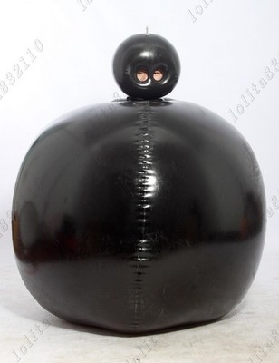 Latex Gummi Rubber Inflatable ball sack body bag catsuit customized 0 ...