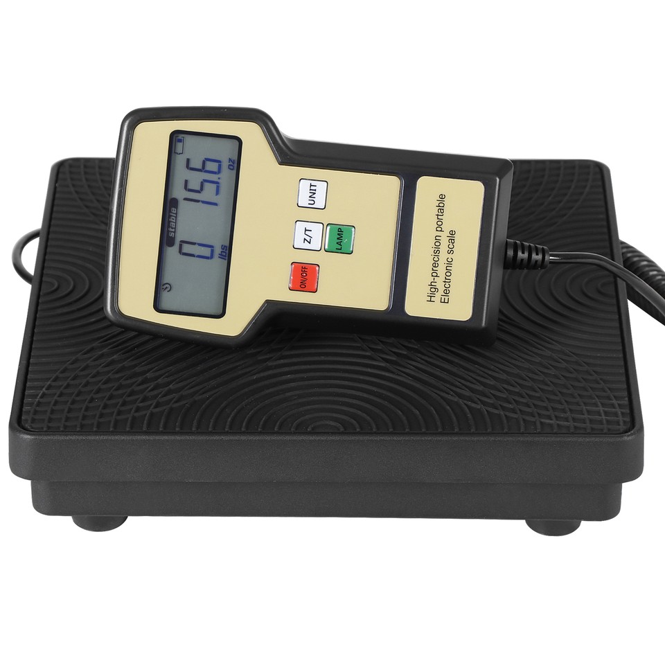Digital Refrigerant Electronic Charging Scale Meters 220 lbs for HVAC ...
