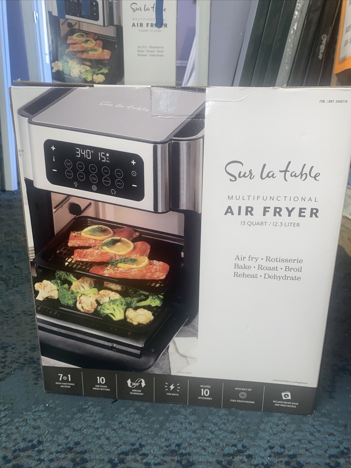 Idora Sur La Table SLT-1818 Multifunctional Air Fryer - Silver, 13 qt ...