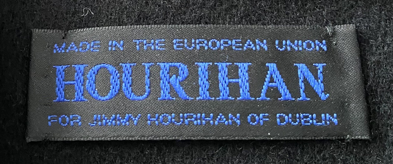 Jimmy Hourihan Of Dublin Cashmere & Wool Black Cape O… - Gem