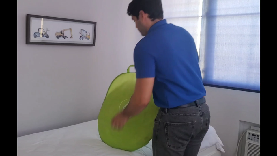 Twin Size Pop-Up Mosquito Net / Mosquitero Plegable Twin - Easy Install ...