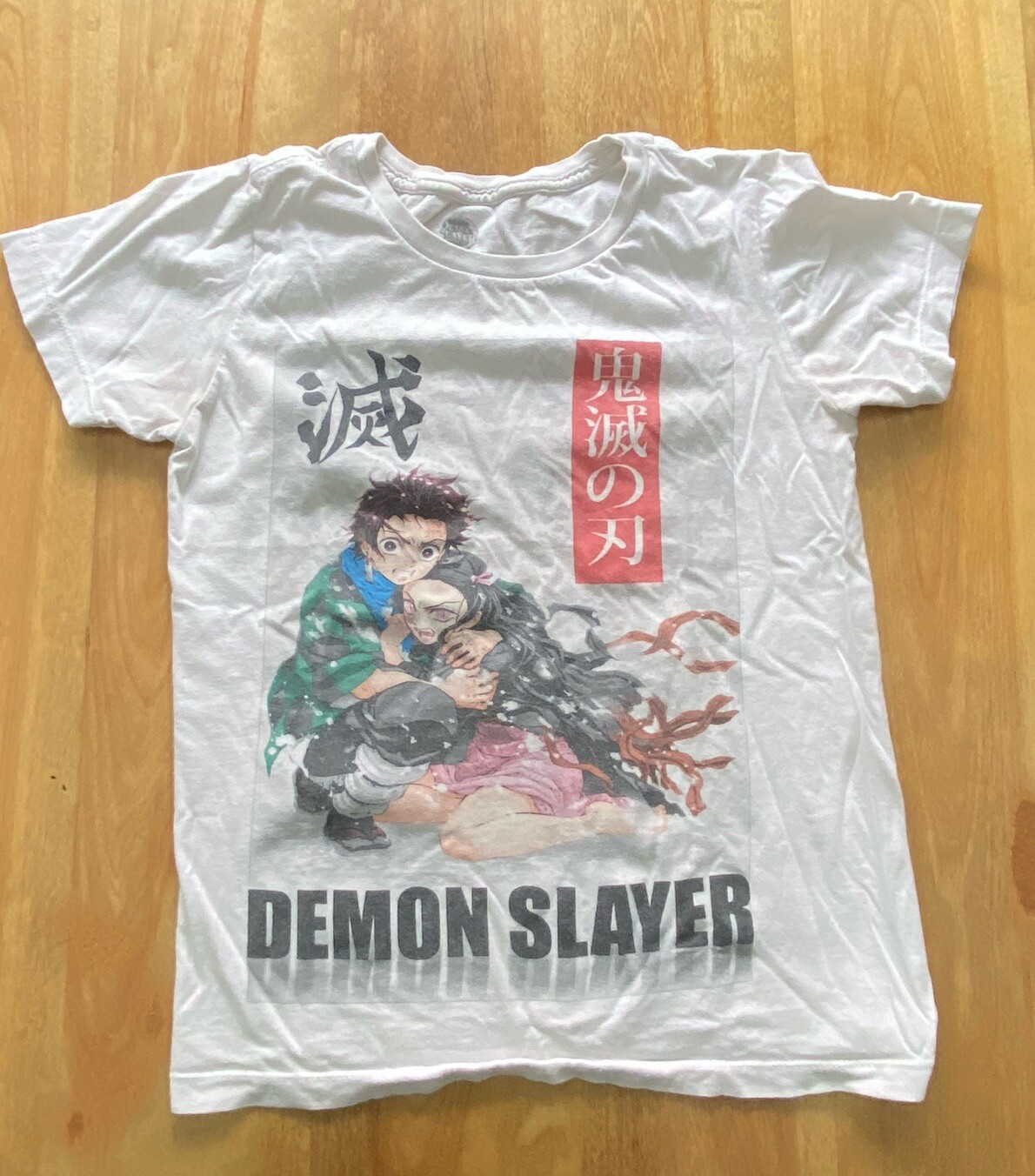 Demon Slayer Girls Juniors T-Shirt Graphic Tee Shirt Top Size XS Small ...