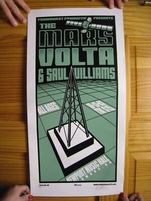 Mars Volta Poster Concert Columbus OH Space Center 2003 | eBay