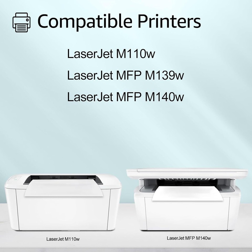 NO CHIP Toner Cartridge 141A Compatible for HP Laserjet M110w MFP M139w ...