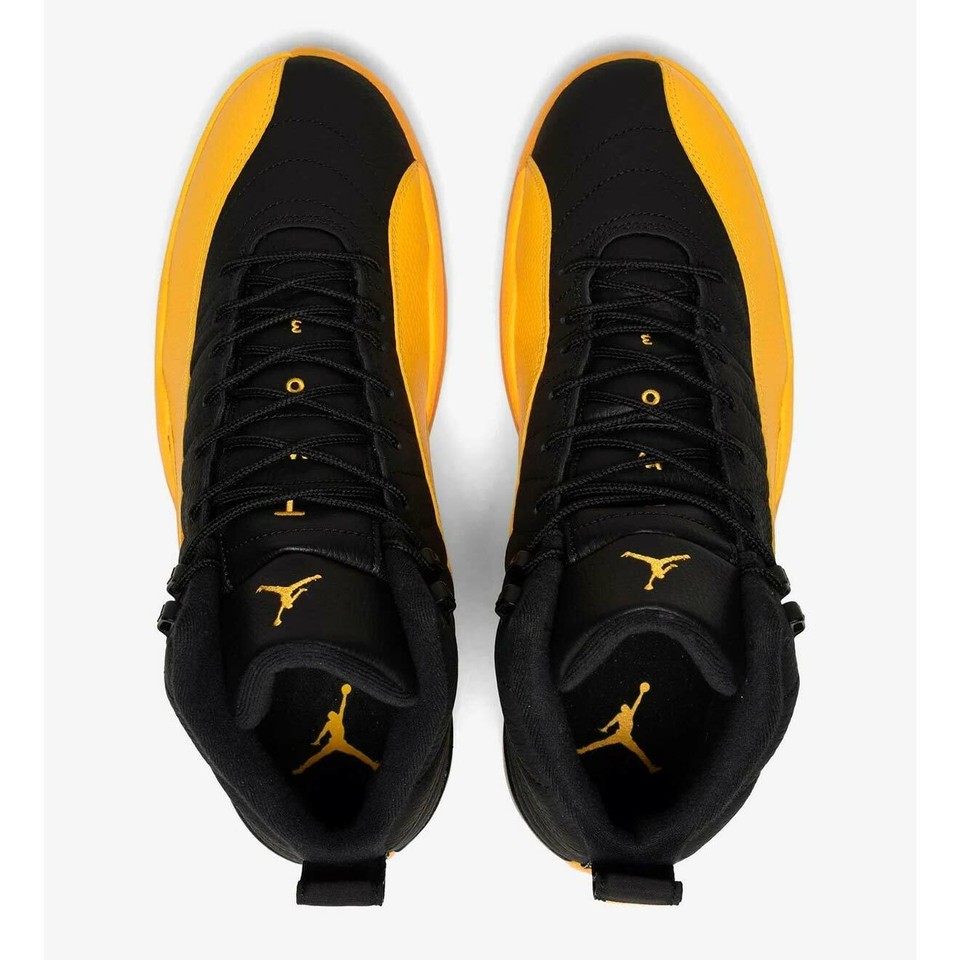 AIR JORDAN 12 RETRO "UNIVERSITY GOLD" JUMPMAN INFRARED 23 BLACK 130690 ...