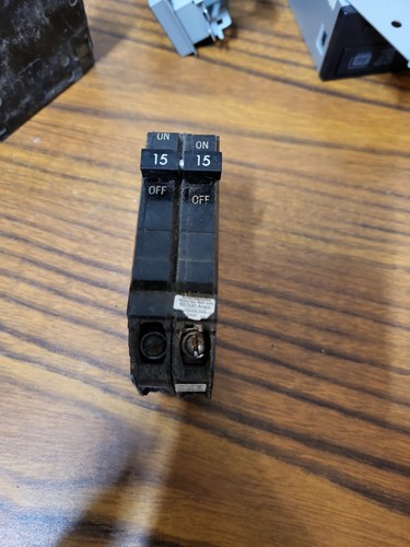GENERAL ELECTRIC THQP215 15 AMP TANDEM 2 POLE 240 VAC TYPE THQP BREAKER ...