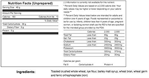 Maltex Hot Wheat Cereal Toasted and Malted Barley 20 Ounce (pack of 3 ...