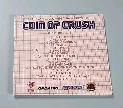 Sealed CD DJ Organic Mega Ran Coin Op Crush, Arcade Block Exclusive ...