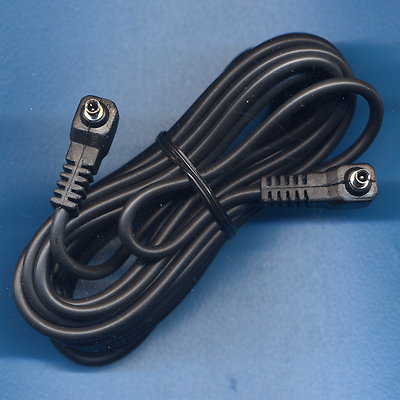 5 m FLASH Heavy Duty studio male PC to male PC Sync Sincro Lead Cord ...