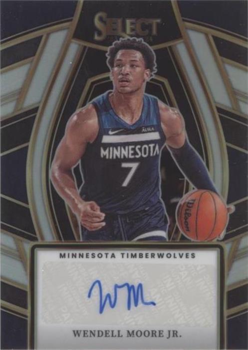 2023-24 Panini Select - Signature Selections Wendell Moore Jr. #SSS-WMJ ...