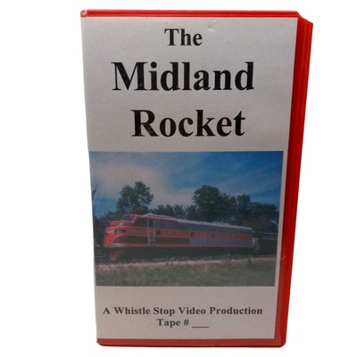 Midland Rocket VHS Train Ride Rock Island Diesel Whistle Stop ...