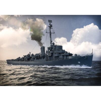 1/350 Black Cat Models Scale Cannon Class Destroyer Escort USS Slater ...