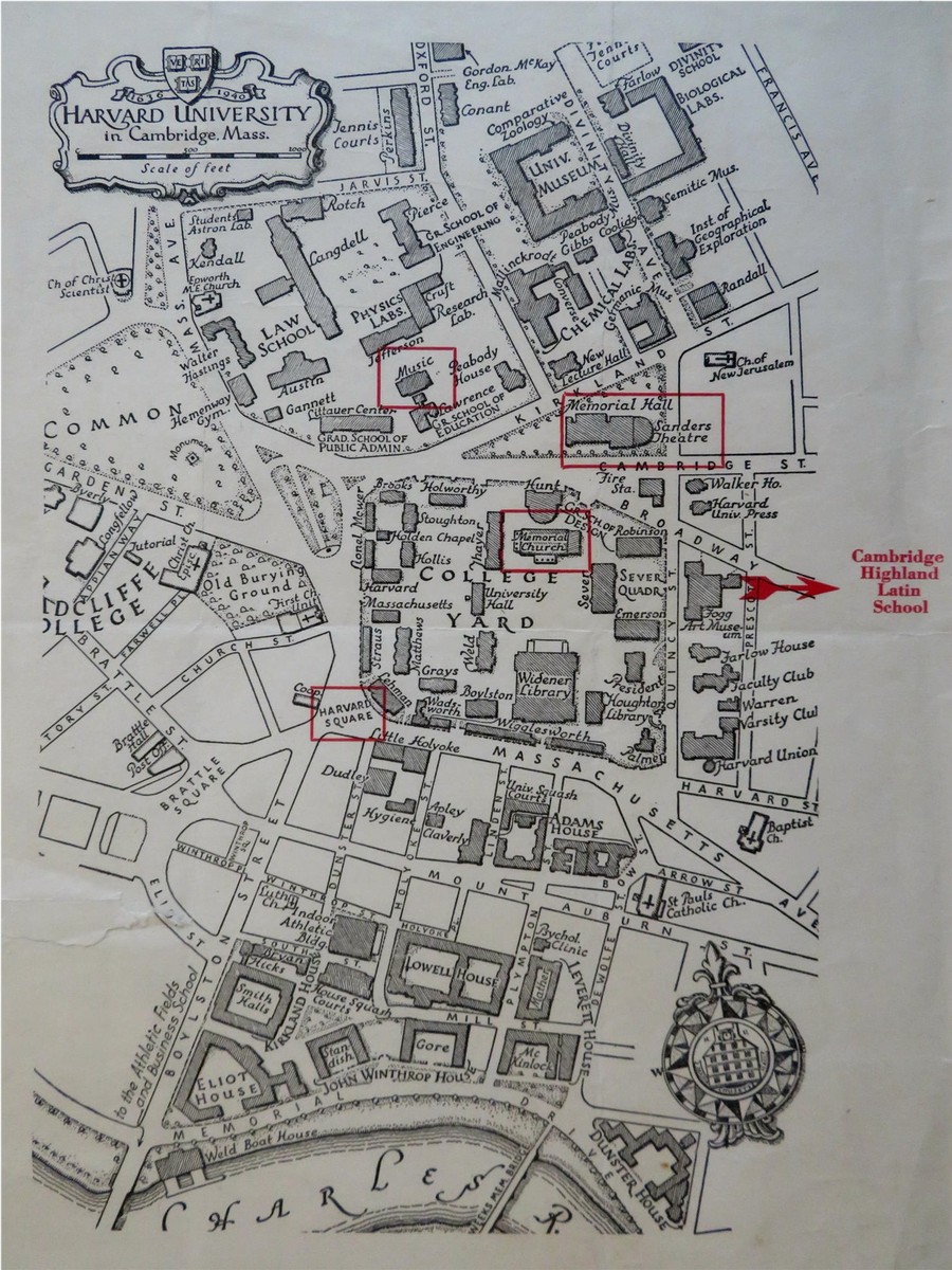 Harvard Campus Map Printable